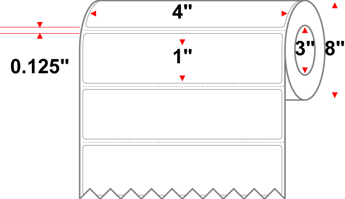 Labelmatch RFID Labels Zebra R 110xi3 & R170xi Alien Squiggle- ALN-9640 ...